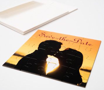 Invitation Jigsaw Puzzles for Wedding